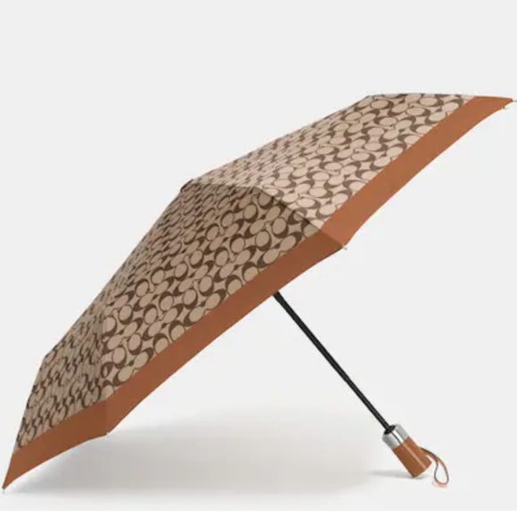 Coach | Accessories | Coach Full Size Umbrella In Signature Cluster ...